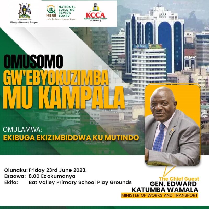 UNVEILING THE KAMPALA CITY BUILDING CONTROL BARAZA- A PATH TO A SAFER BUILT KAMPALA